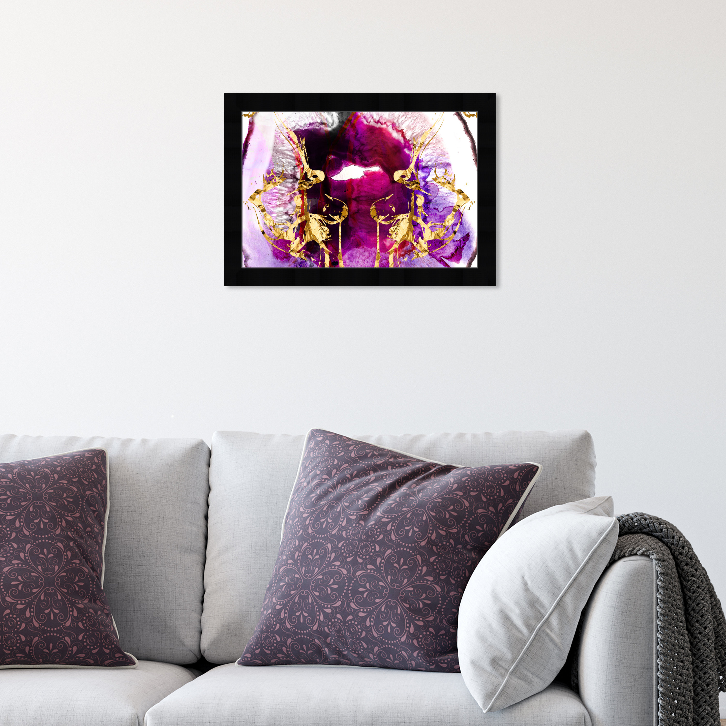 Oliver Gal Prints Pink Purple Abstract Agate by Oliver Gal - Print ...