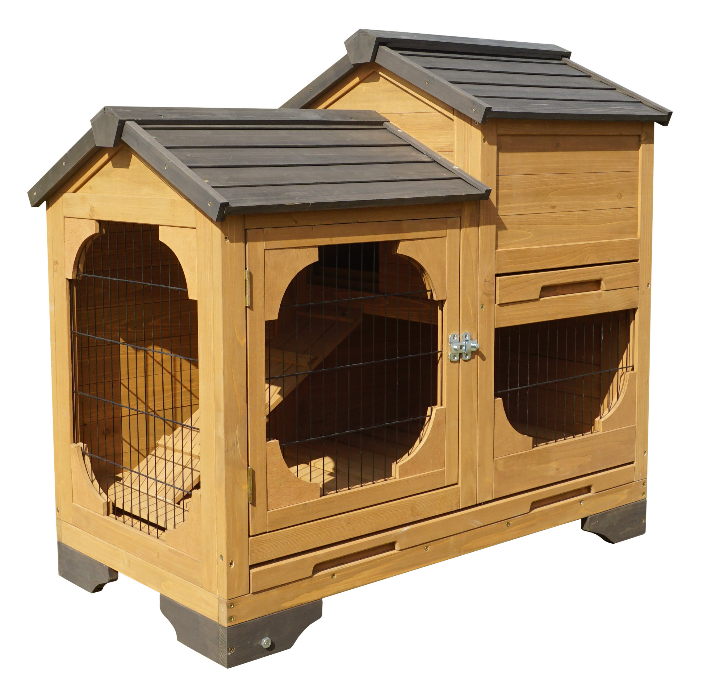 Tucker Murphy Pet™ O'connor Weather Resistant Rabbit Hutch with Ramp ...