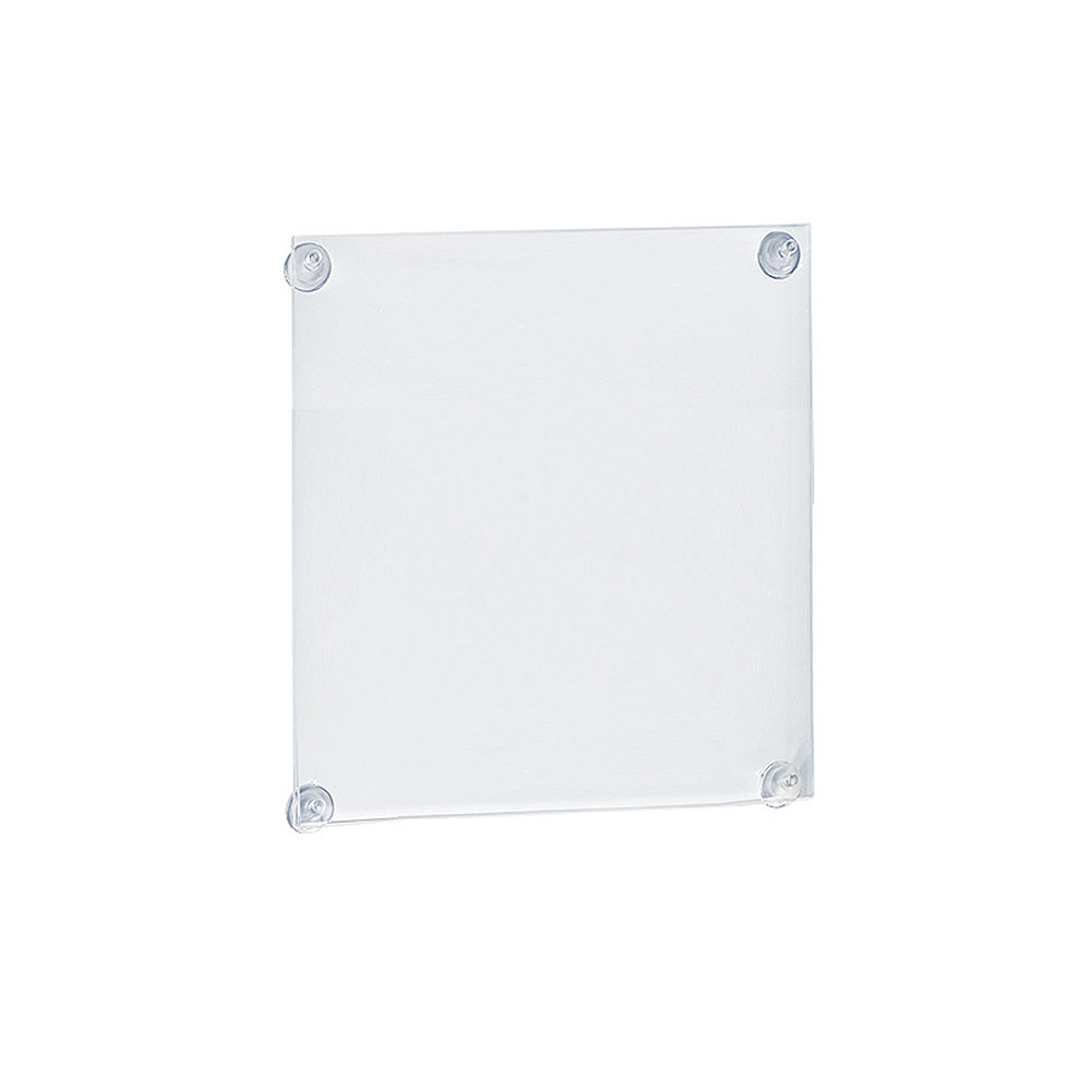 Azar Displays Clear Acrylic Window/Door Sign Holder Frame with Suction ...
