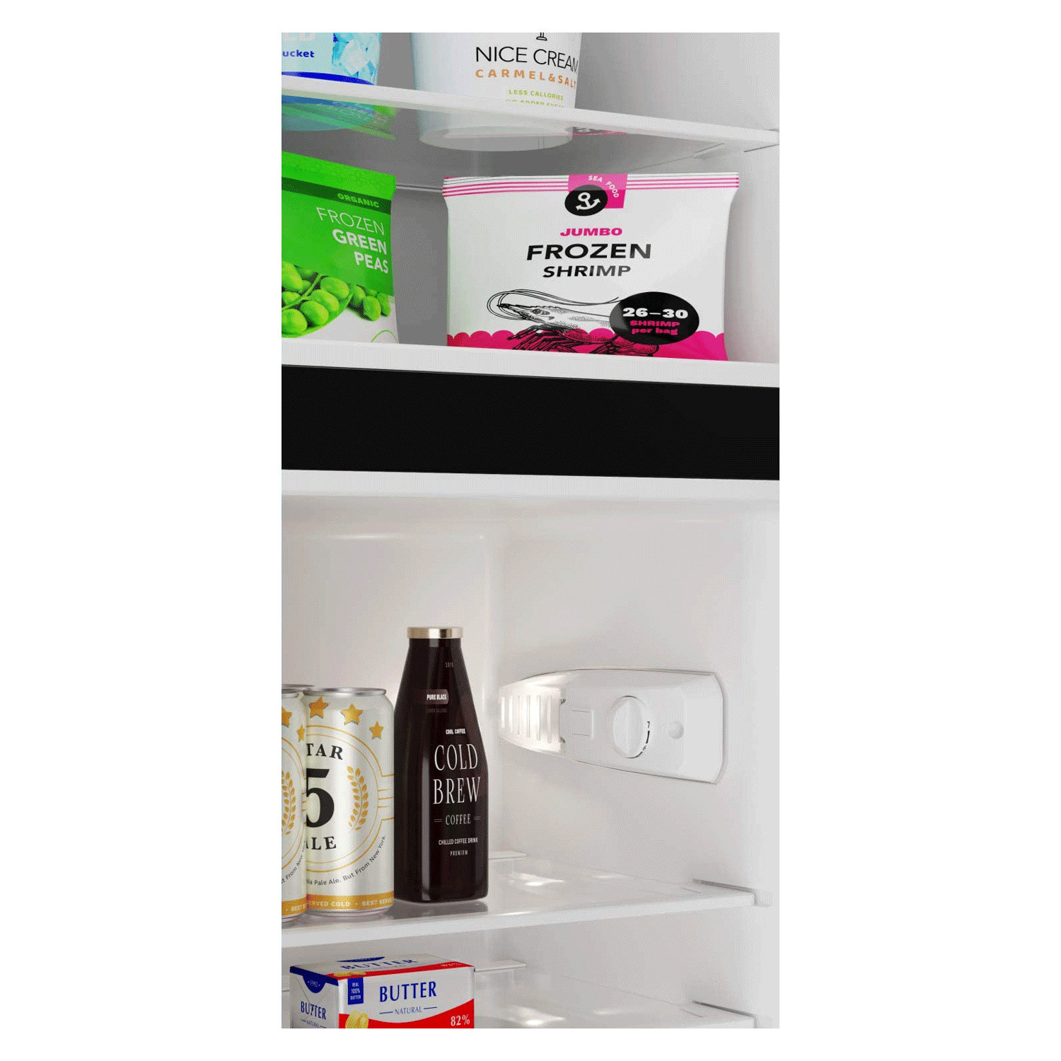 Mohawk Groupd hOmeLabs 7.6 Cubic Foot 2 Door Full Sized Refrigerator ...