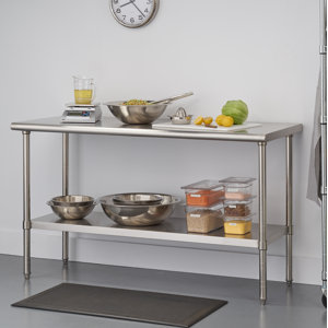 Symple Stuff Christner EcoStorage Prep Table & Reviews | Wayfair
