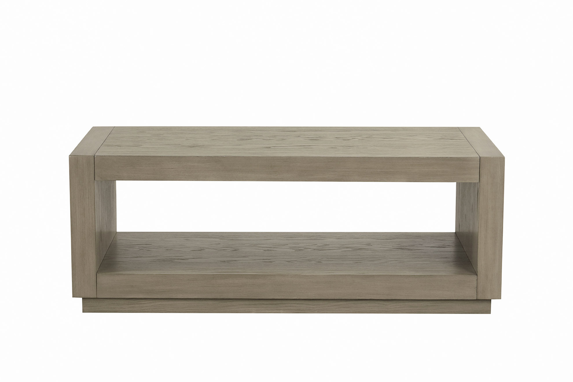 Hokku Designs Rectangle Coffee Table Plinth Base Open Bottom Shelf ...