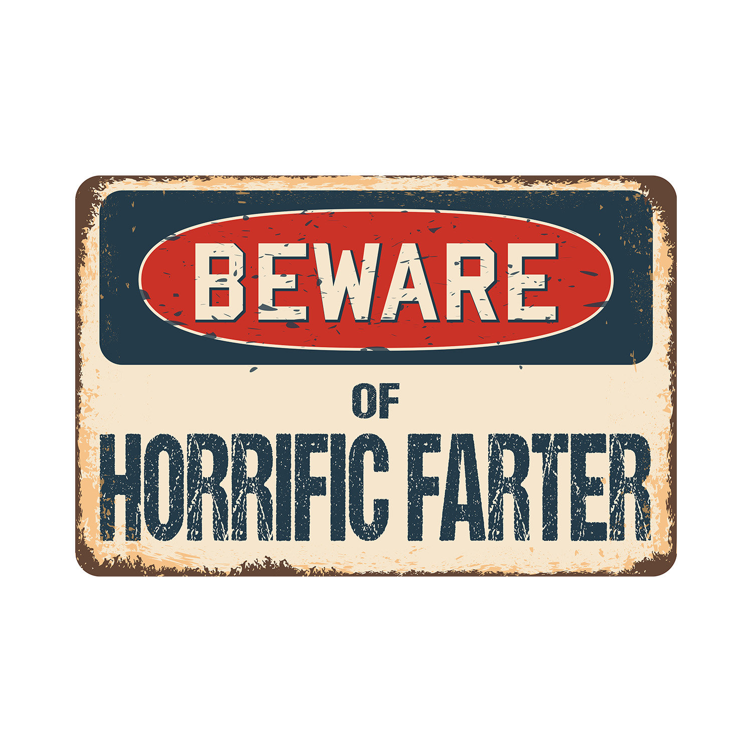 SignMission Beware Of Rat Rustic Sign | Rustic, Distressed Vintage Look ...
