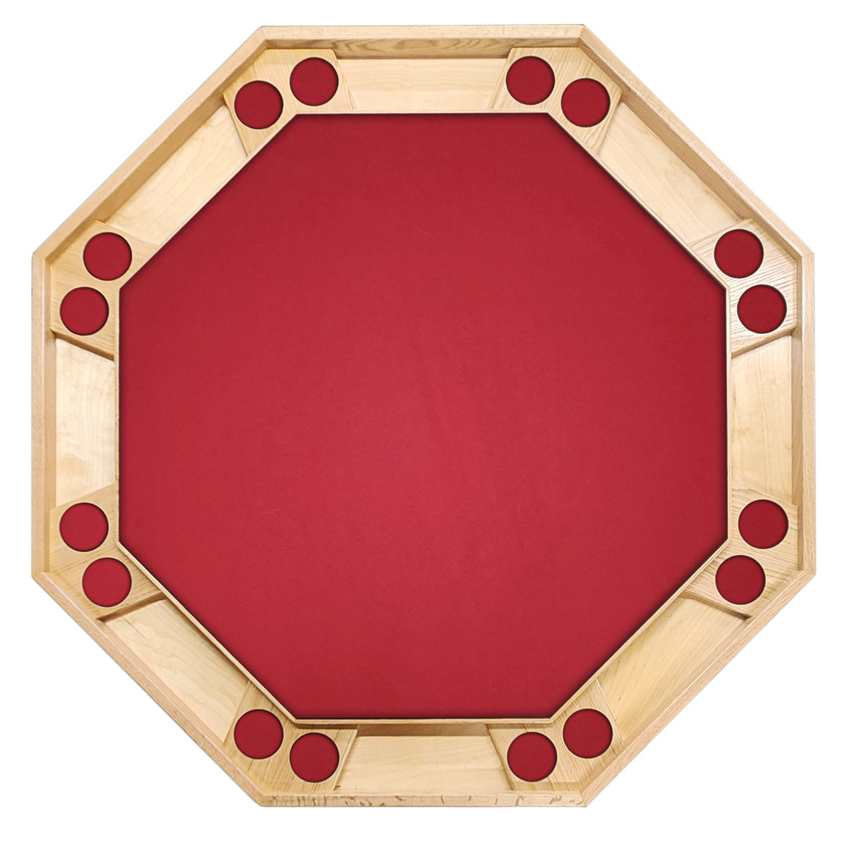 Kestell Furniture 52" Oak Pedestal Base Poker Table | Wayfair