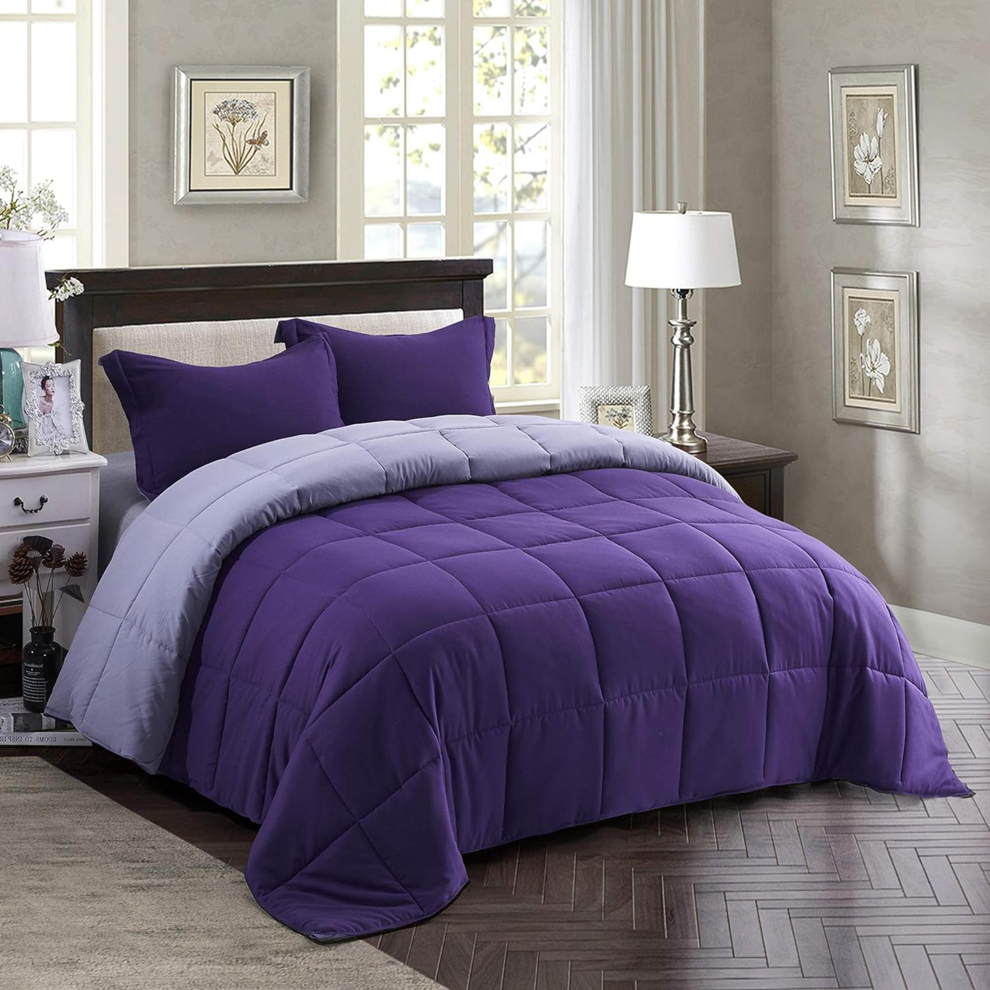 Latitude Run® 3Pc Comforter Set - All Season Reversible Down ...