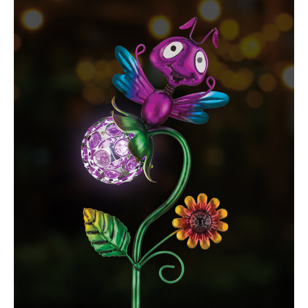 Regal Art & Gift Crystal Bug Solar Stake - Dragonfly | Wayfair