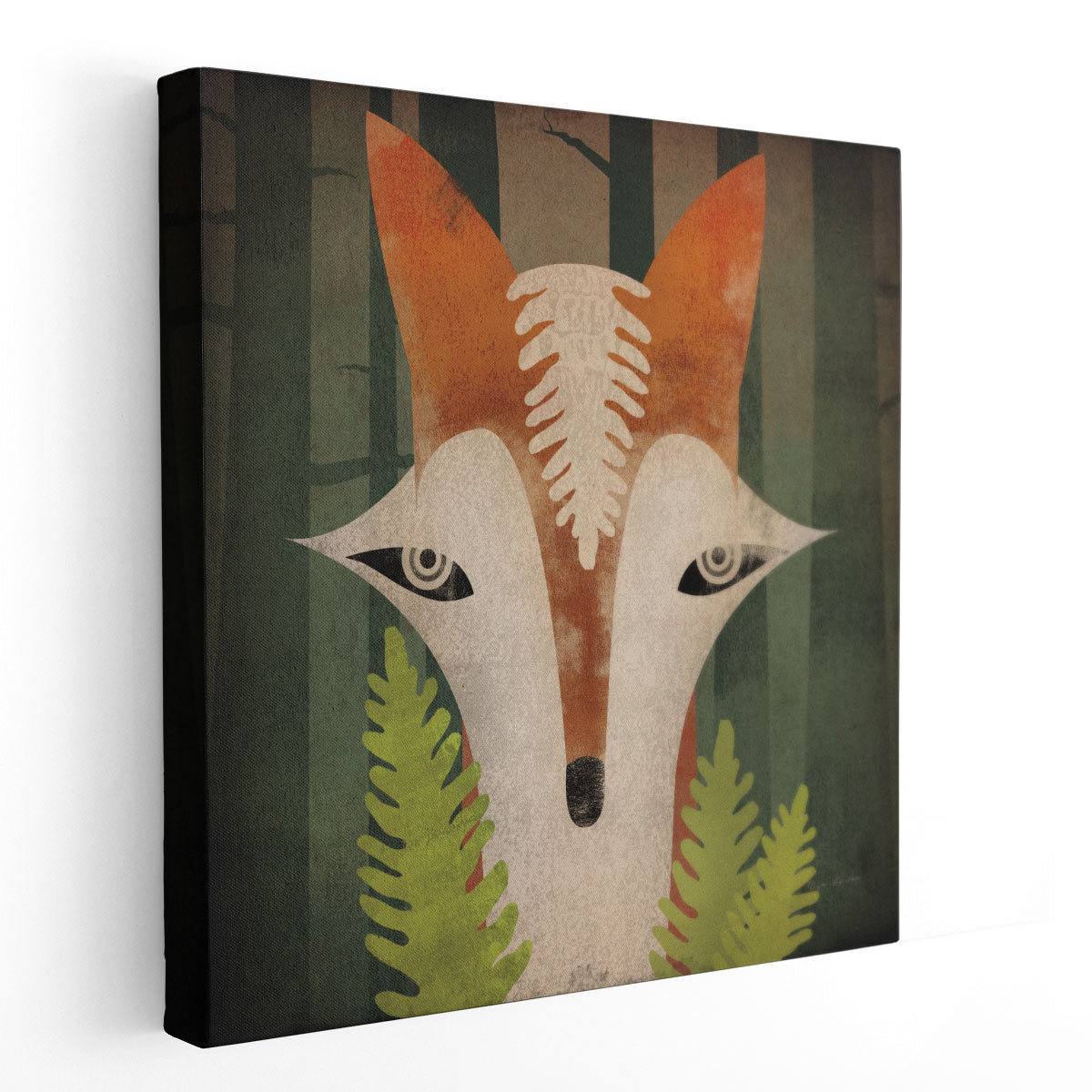 Loon Peak® Fern Fox - Canvas Print Wall Art | Wayfair