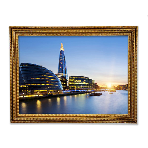 Ebern Designs The Shard Over The - Single Picture Frame Print | Wayfair ...