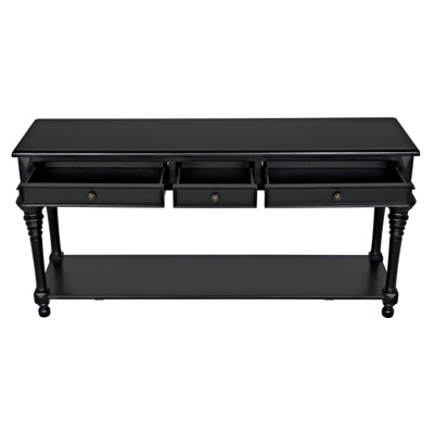 Noir Colonial Console Table | Wayfair