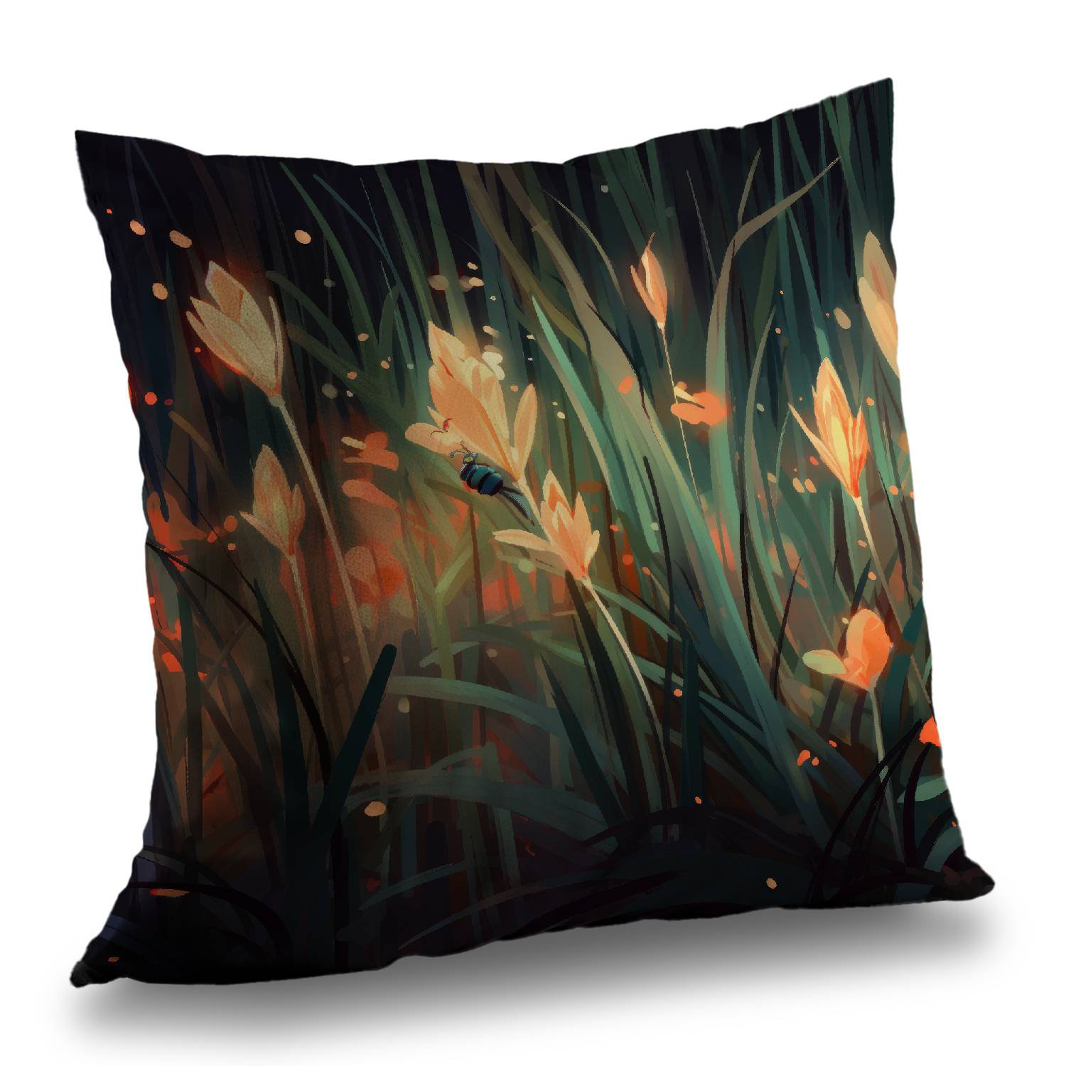 Concius Sales Magical pollen - Throw pillow - Poly twill - Print on demand | Wayfair
