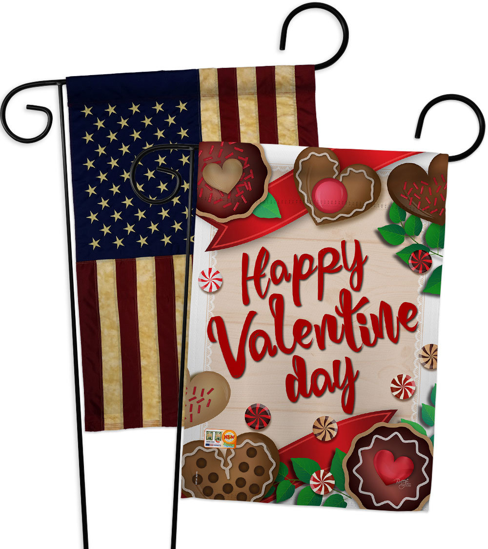 Breeze Decor Very Sweet Valentine Day 2-Sided Polyester 18 x 13 in ...