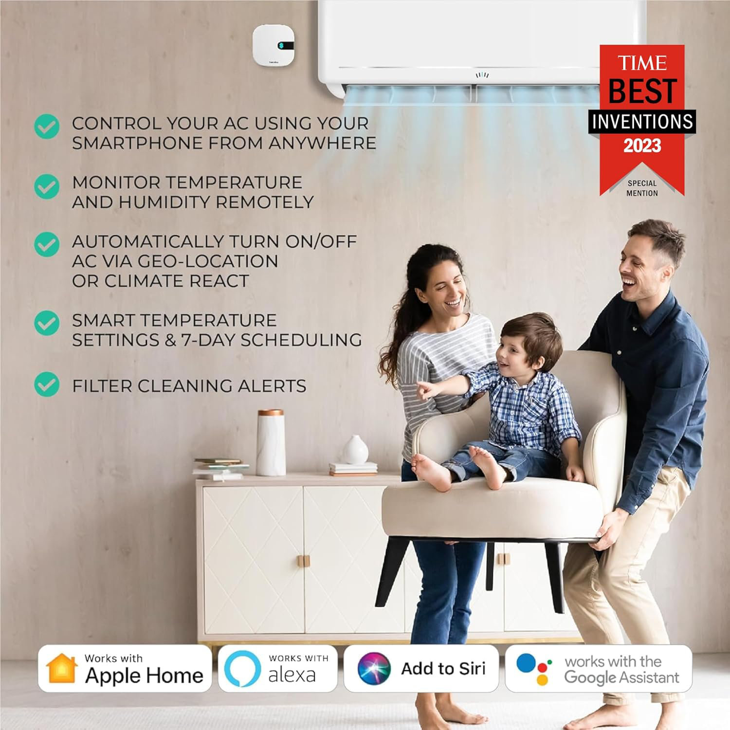 INKEDZ Smart Air Conditioner Controller. Apple HomeKit Certified. 60 ...