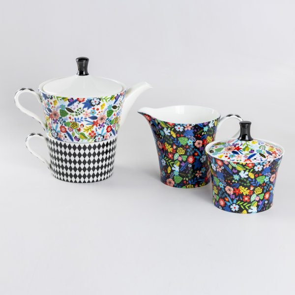 Coastline Imports Grace's Tea Ware 14oz. Floral Teapot - Wayfair Canada