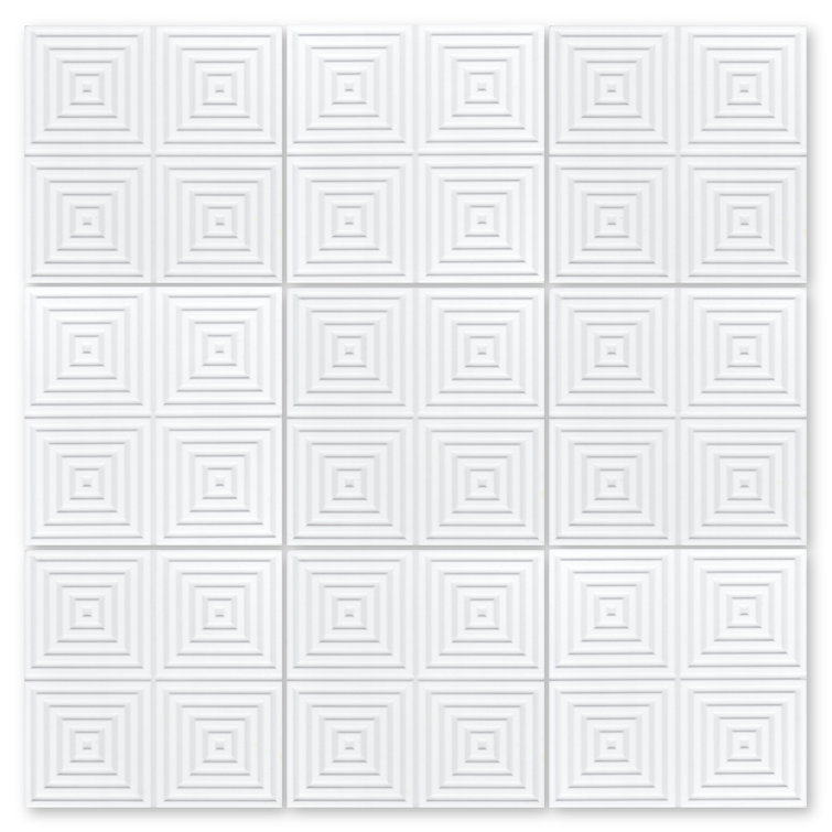 Villa Lagoon Tile 8" x 8" Straight Edge Cement Patterned Wall & Floor ...