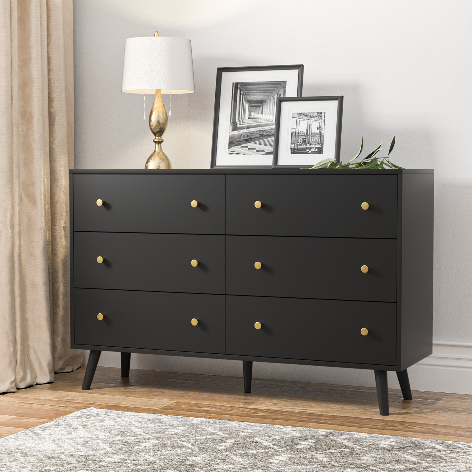 George Oliver Commode 6 tiroirs Kaivion et avis - Wayfair Canada