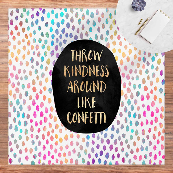 Happy Larry Perryman Throw Kindness Around Like Confetti Black/Blue ...