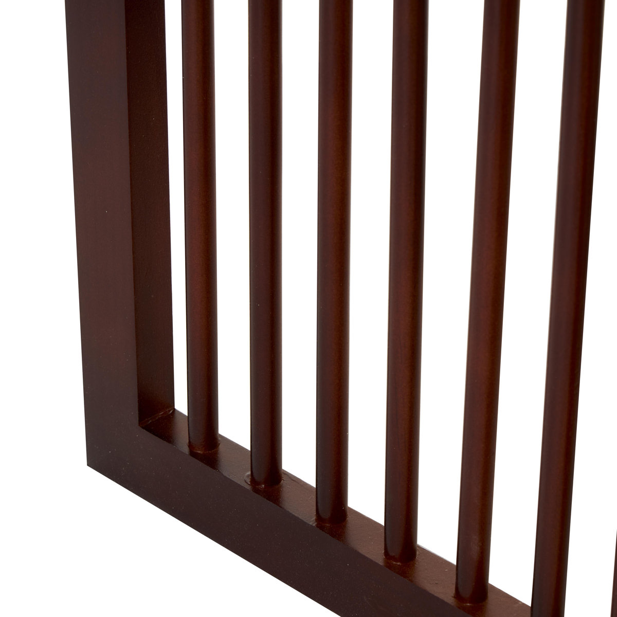 Bay Isle Home™ Wood Arched 3 Panel Partition Dark Brown Divider Screen ...