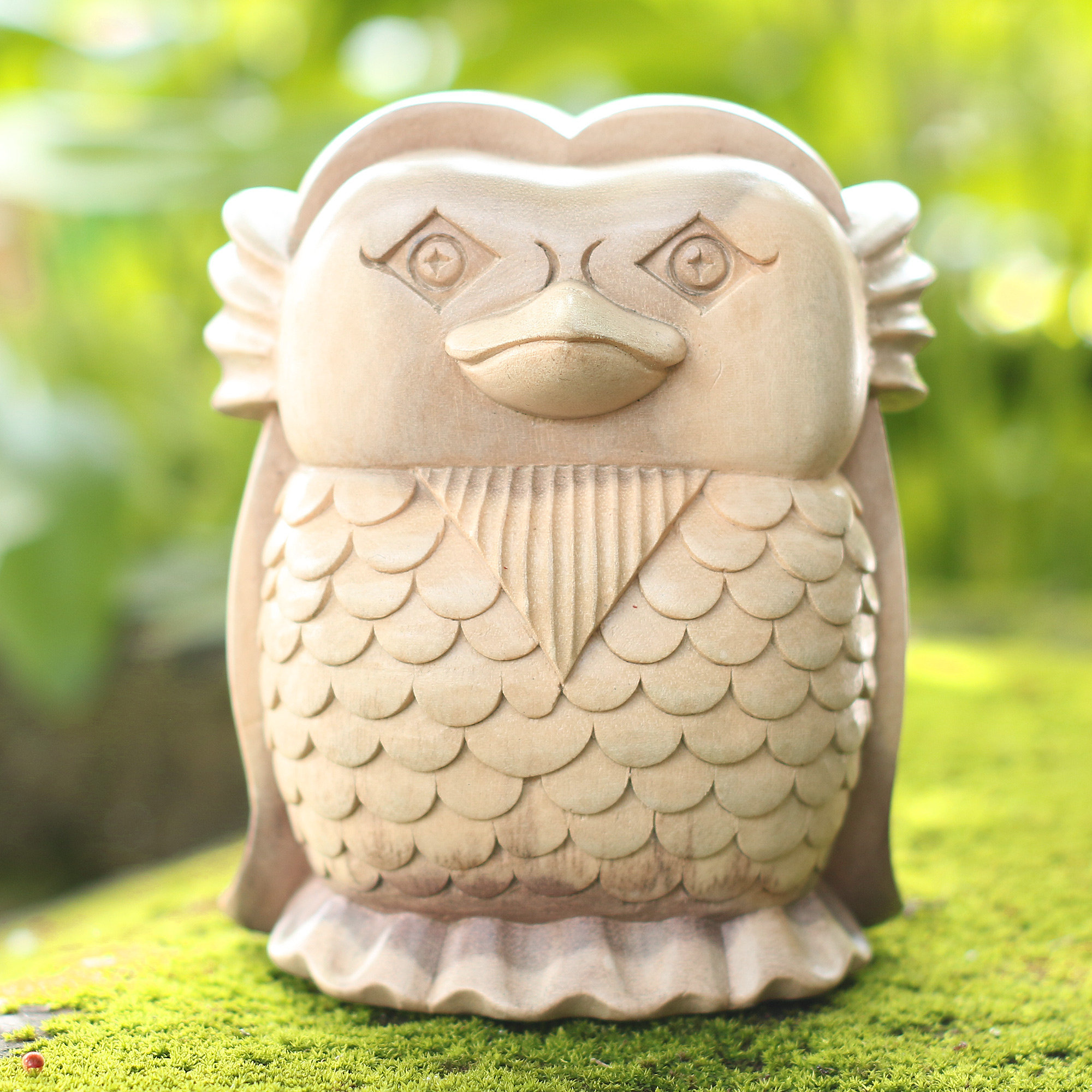 Loon Peak® Handmade Little Friend Wood Statue | Wayfair