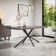 Metro Lane Datilus Dining Table Modern Table Top w Black Legs | Wayfair ...