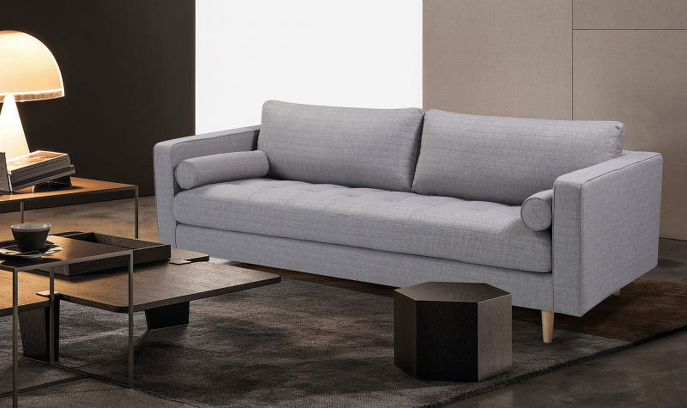 Corrigan Studio® Saadet 88'' Wide Square Arm Sofa | Wayfair