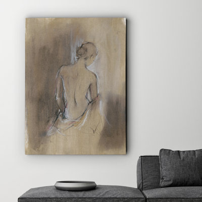 Three Posts™ 'Contemporary Draped Figure I' by Ethan Harper - Wrapped ...