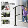 Outsunny Hand Rails For Outdoor Steps, 1-3 Step Outdoor Stair Railing ...