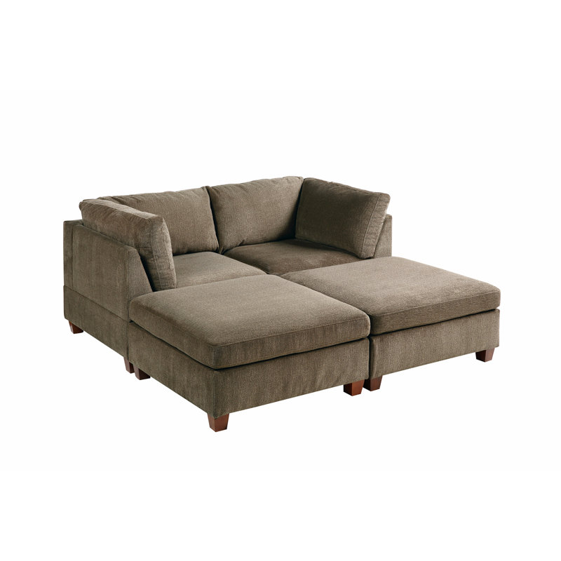 Latitude Run® Dayvonna 4 - Piece Upholstered Sectional | Wayfair