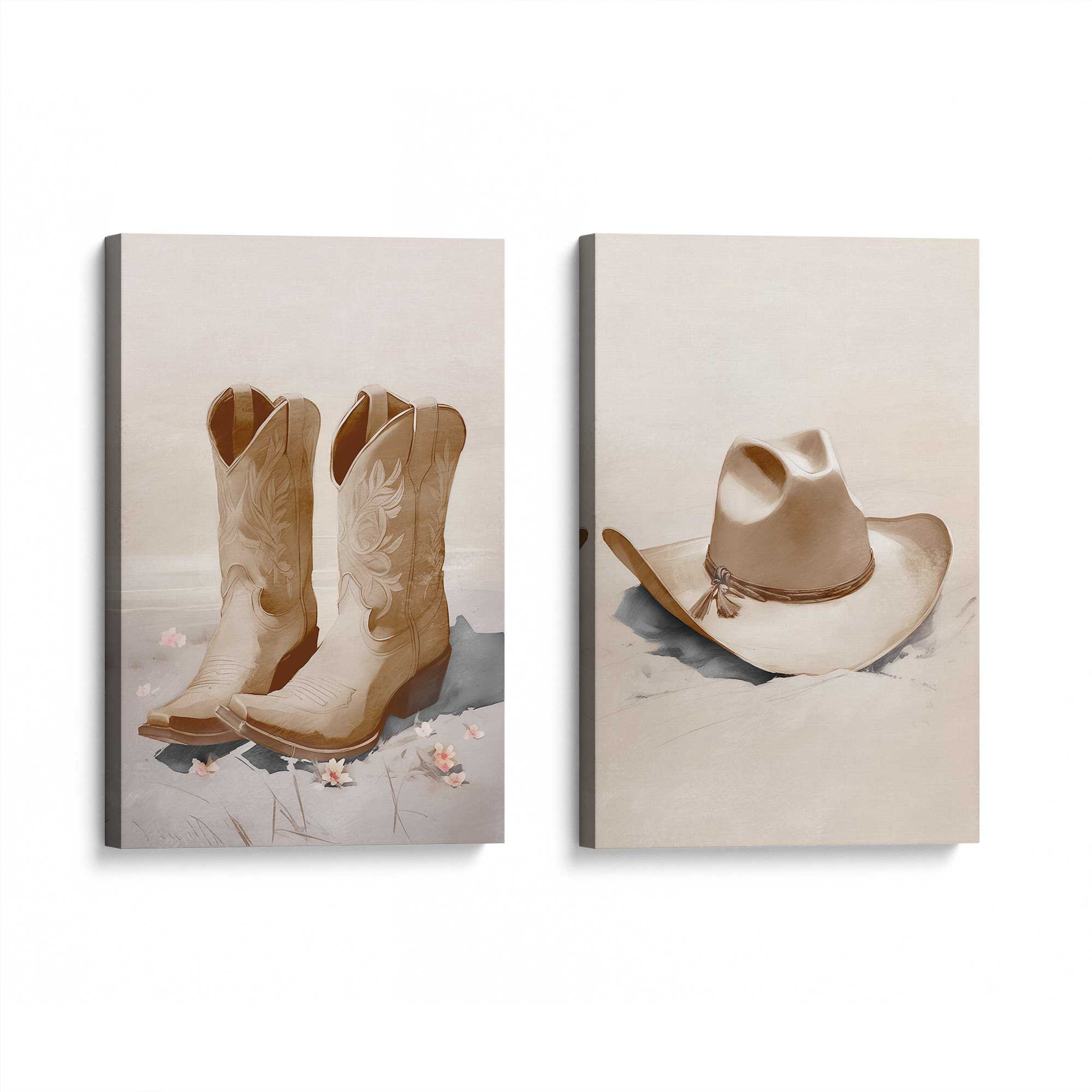 One Allium Way® Sandy Cowboy Essentials Set of 2 | Wayfair