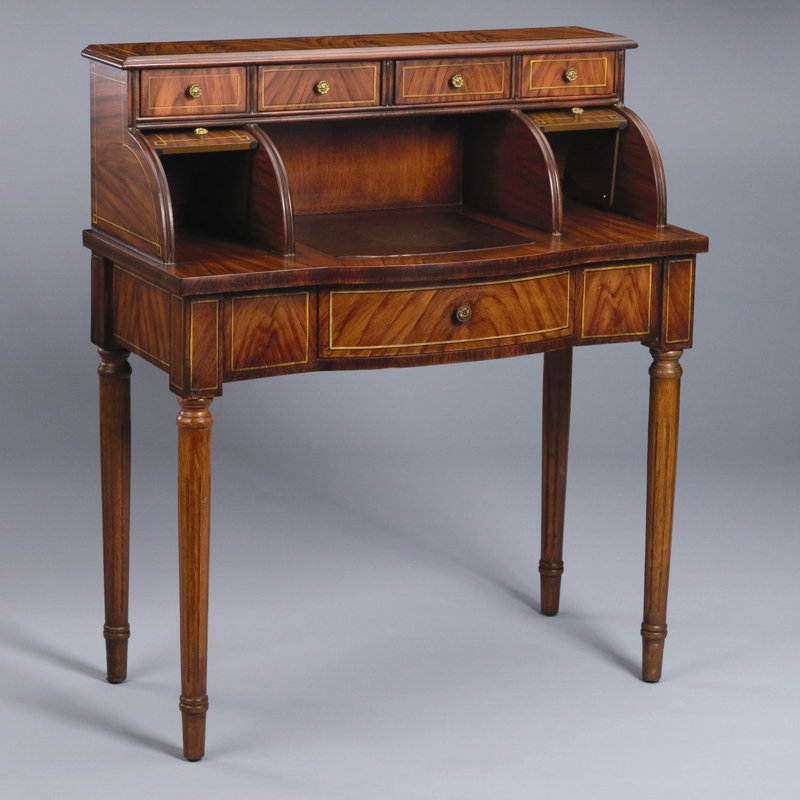 AA Importing 4 Drawer Writing Desk | Wayfair