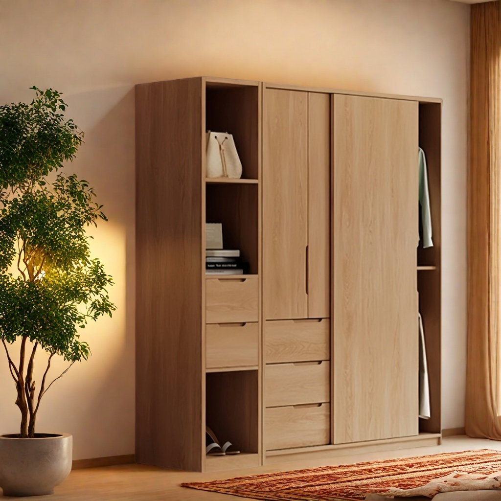 marlao Modern Simple Push Pull Closet | Wayfair