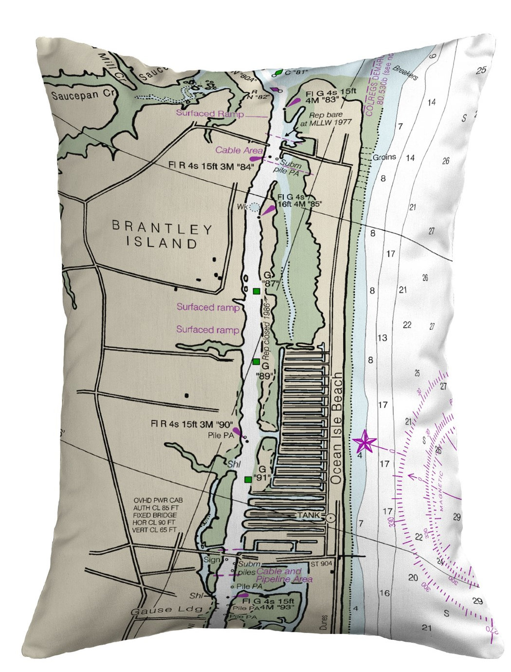 Betsy Drake Interiors Indoor/Outdoor PIllow Cover & Insert | Wayfair