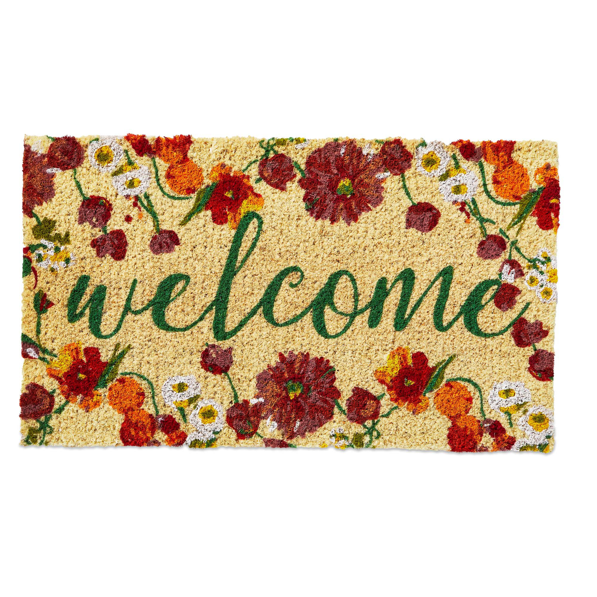 Ophelia & Co. Blooming Welcome Coir Mat | Wayfair