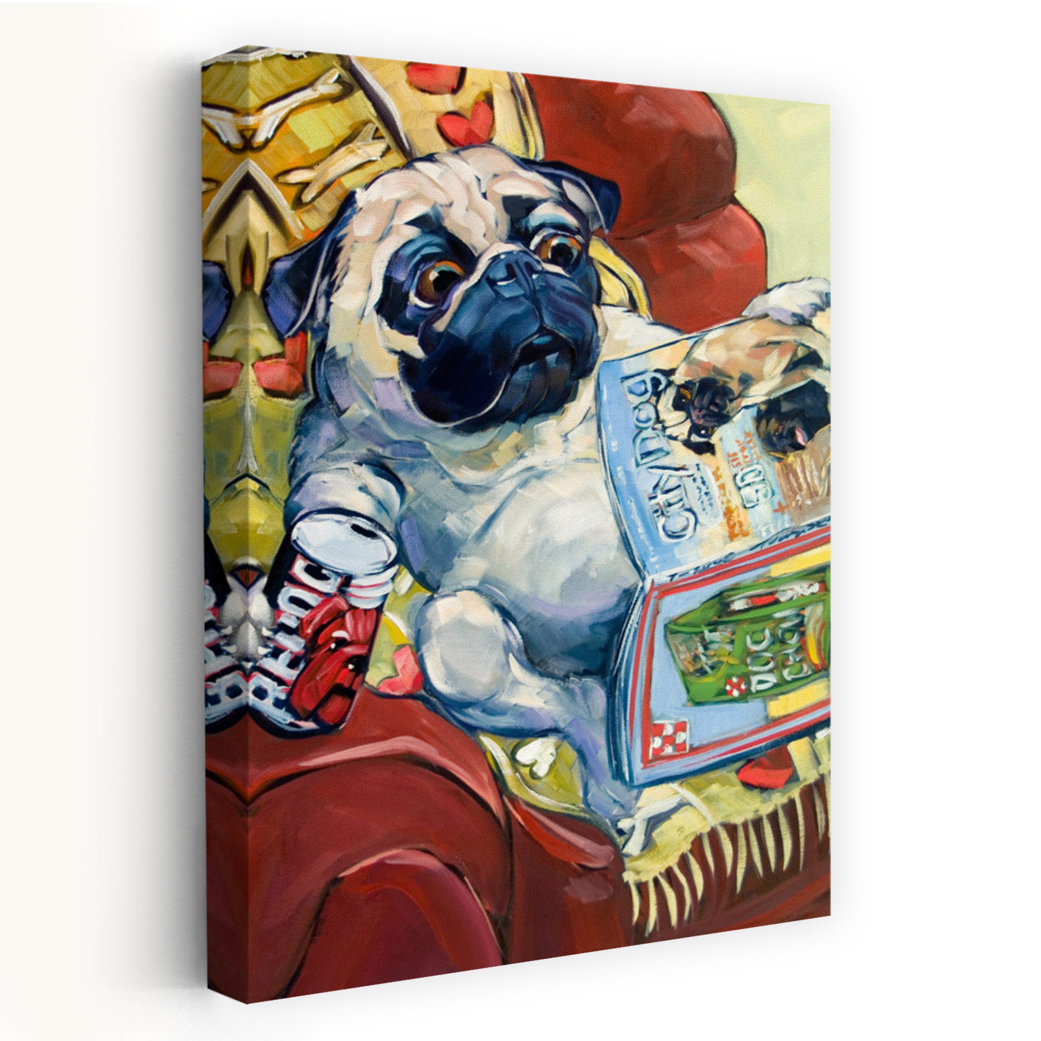Dakota Fields Bark A Lounger - Animals Urban And Pop Surrealism Dogs ...