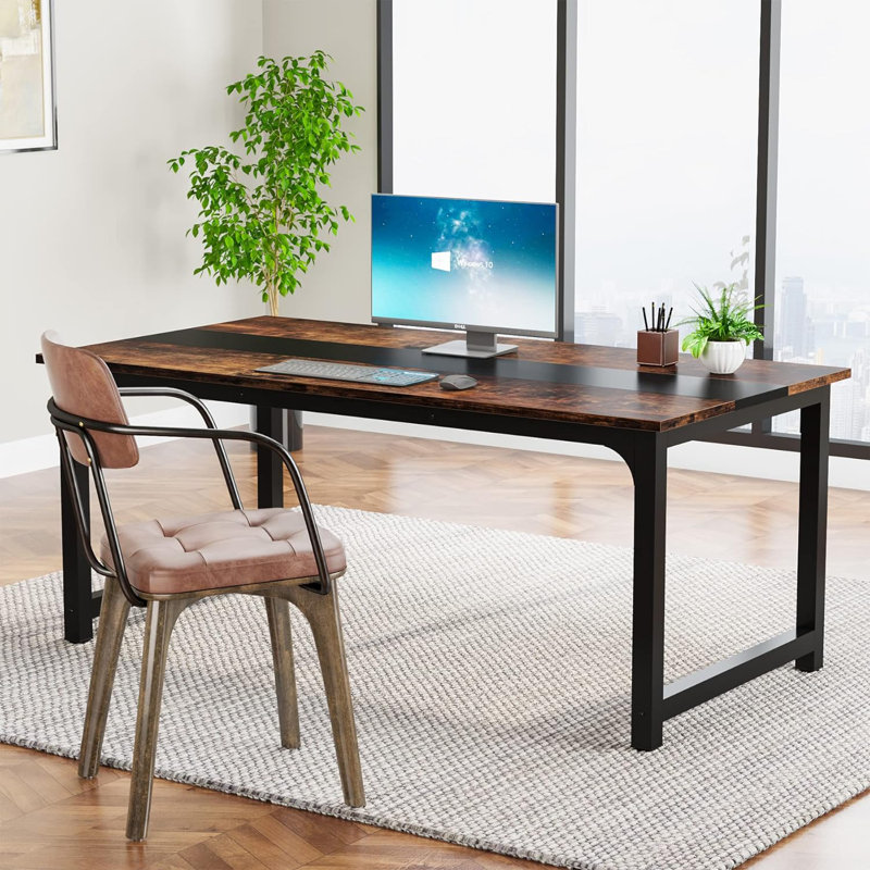 Borough Wharf Adren 160cm W Rectangle Computer Desk | Wayfair.co.uk
