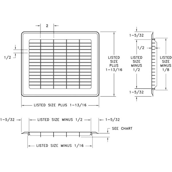 Imperial White Heavy Gauge Floor Return | Wayfair