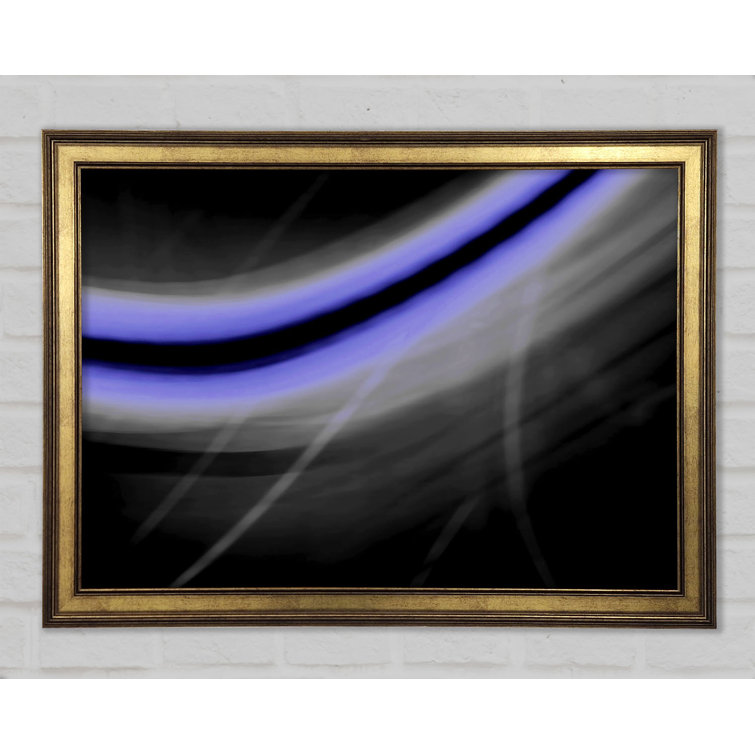 Ebern Designs Grey Time Travel - Single Picture Frame Print on Wood ...