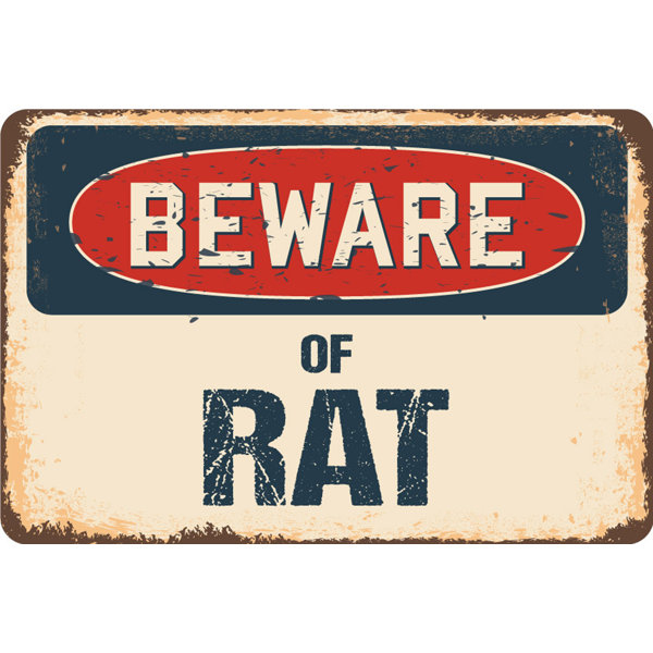 SignMission Beware of Rat Sign | Wayfair