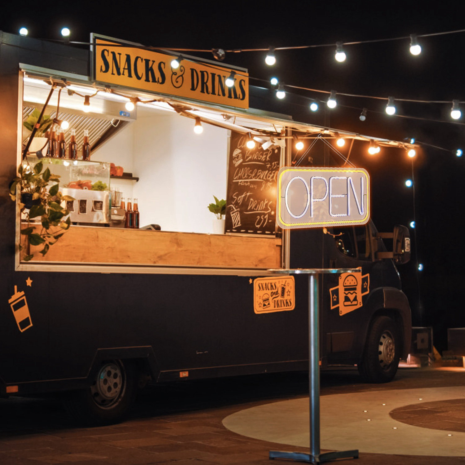 Edge Collections LED Open Sign with Adjustable Brightness | Wayfair