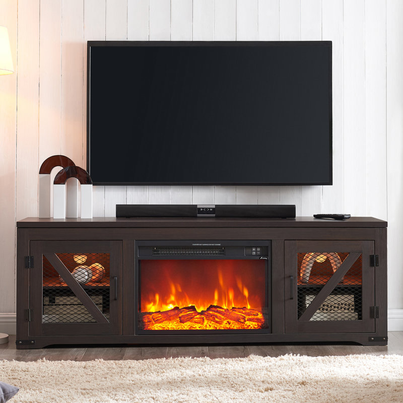 Gracie Oaks Ashton 62" Unfold Quick & Effortless Assembly TV Console ...