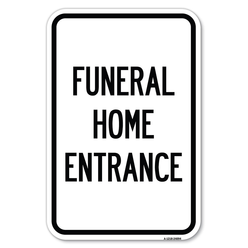 SignMission Entrance Sign Funeral Home Entrance/24094 | Wayfair
