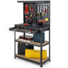 WFX Utility™ Multi-use Workbench W/ 2 Shelves Heavy-duty Work Table ...