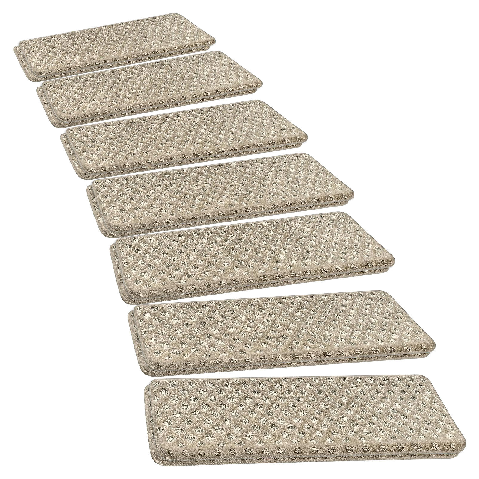 Latitude Run® Bullnosed Non Slip Stair Treads (Set of 14) & Reviews ...