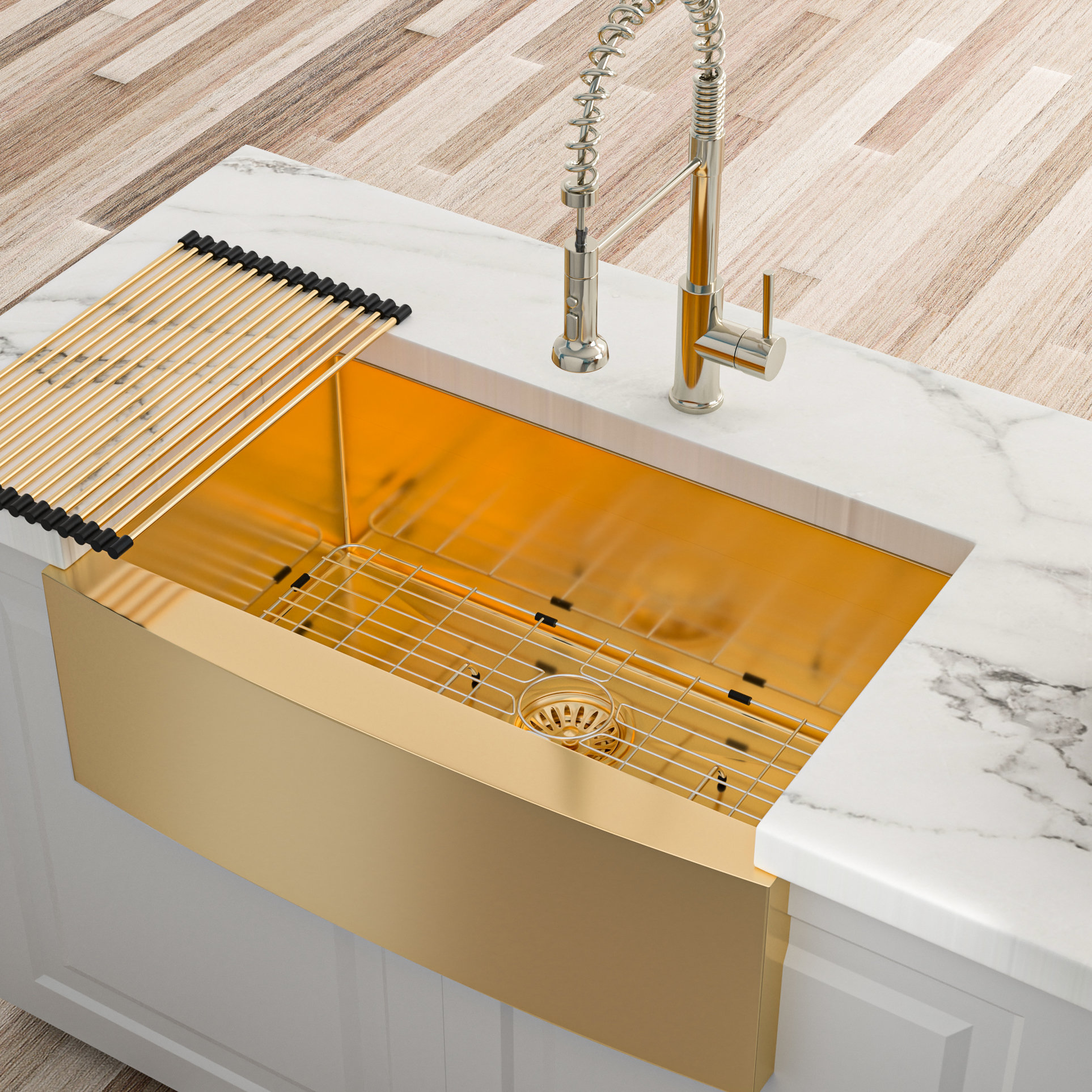 ArtisanArcade Sink 30" Easy To Clean, With Bottom Slope For Efficient ...