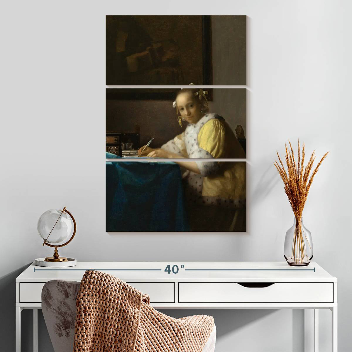Lark Manor™ Leisha A Lady Writing A Letter 1665 | Wayfair
