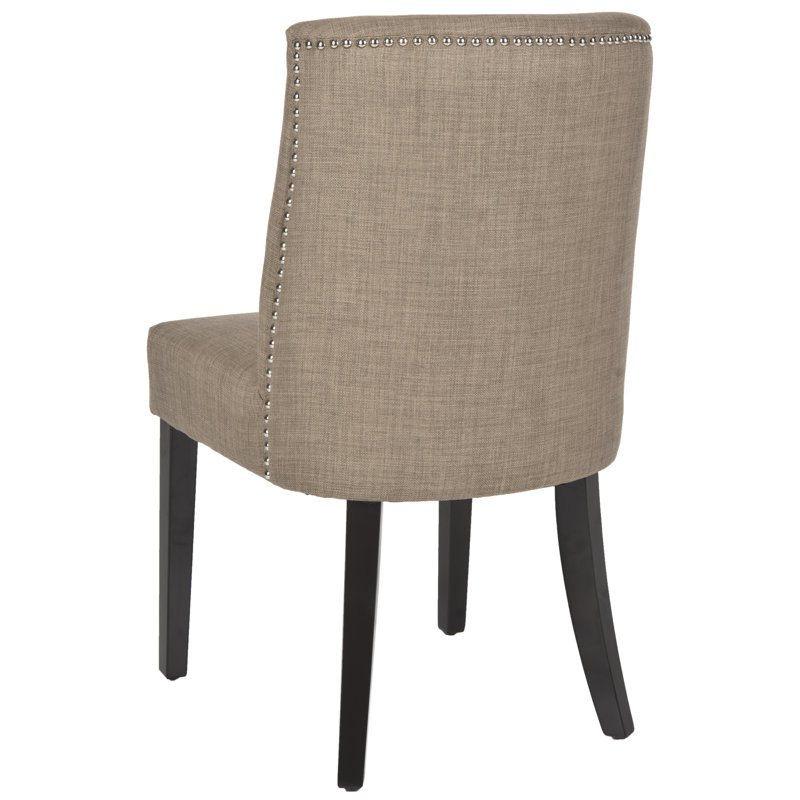Brayden Studio® Linen Upholstered Dining Chair & Reviews | Wayfair