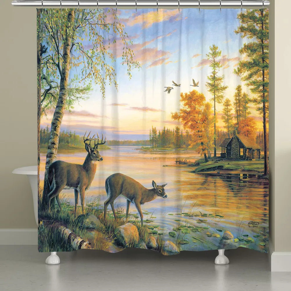 East Urban Home Tiena Shower Curtain | Wayfair