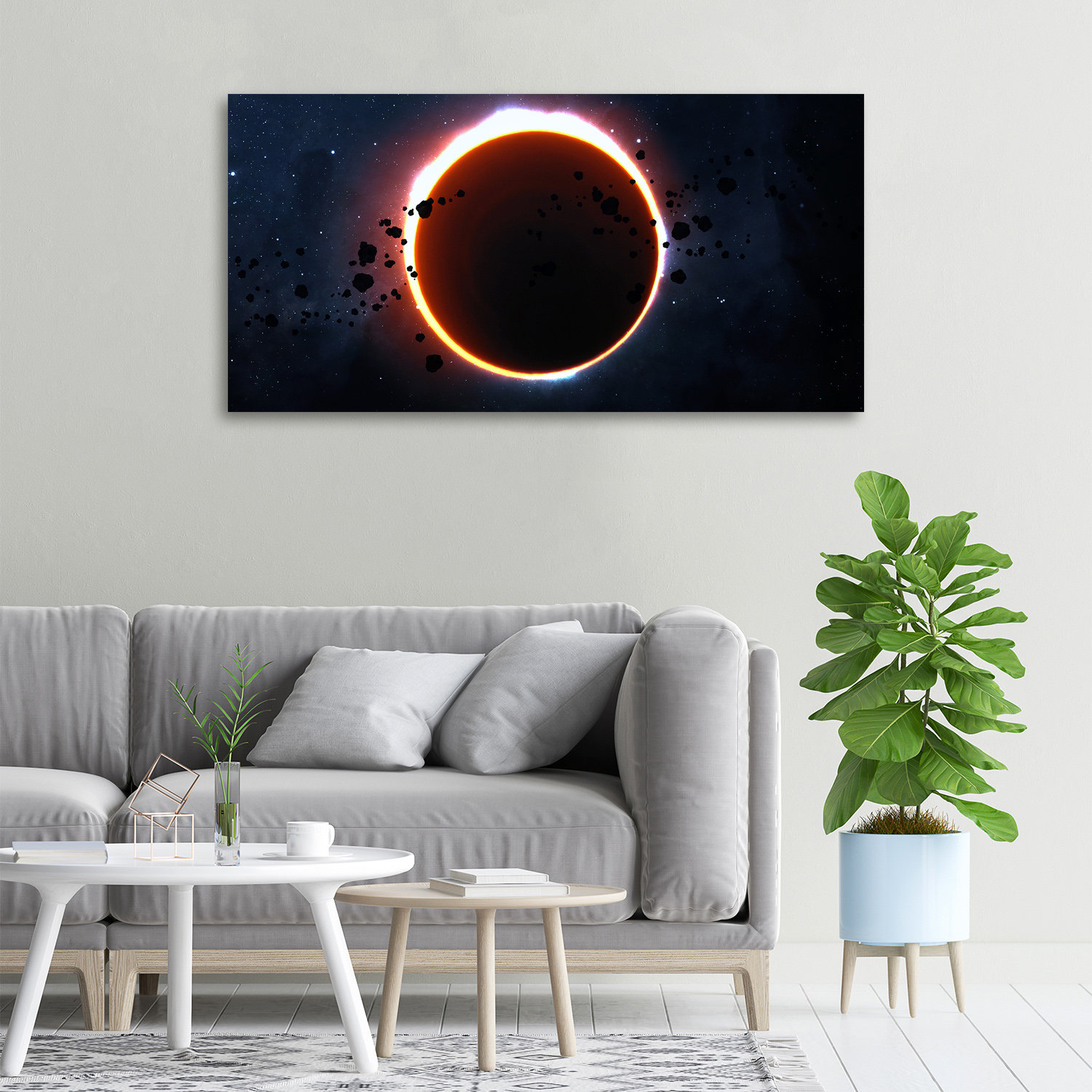 Latitude Run Eclipse - Unframed Art Prints on Canvas | Wayfair.co.uk
