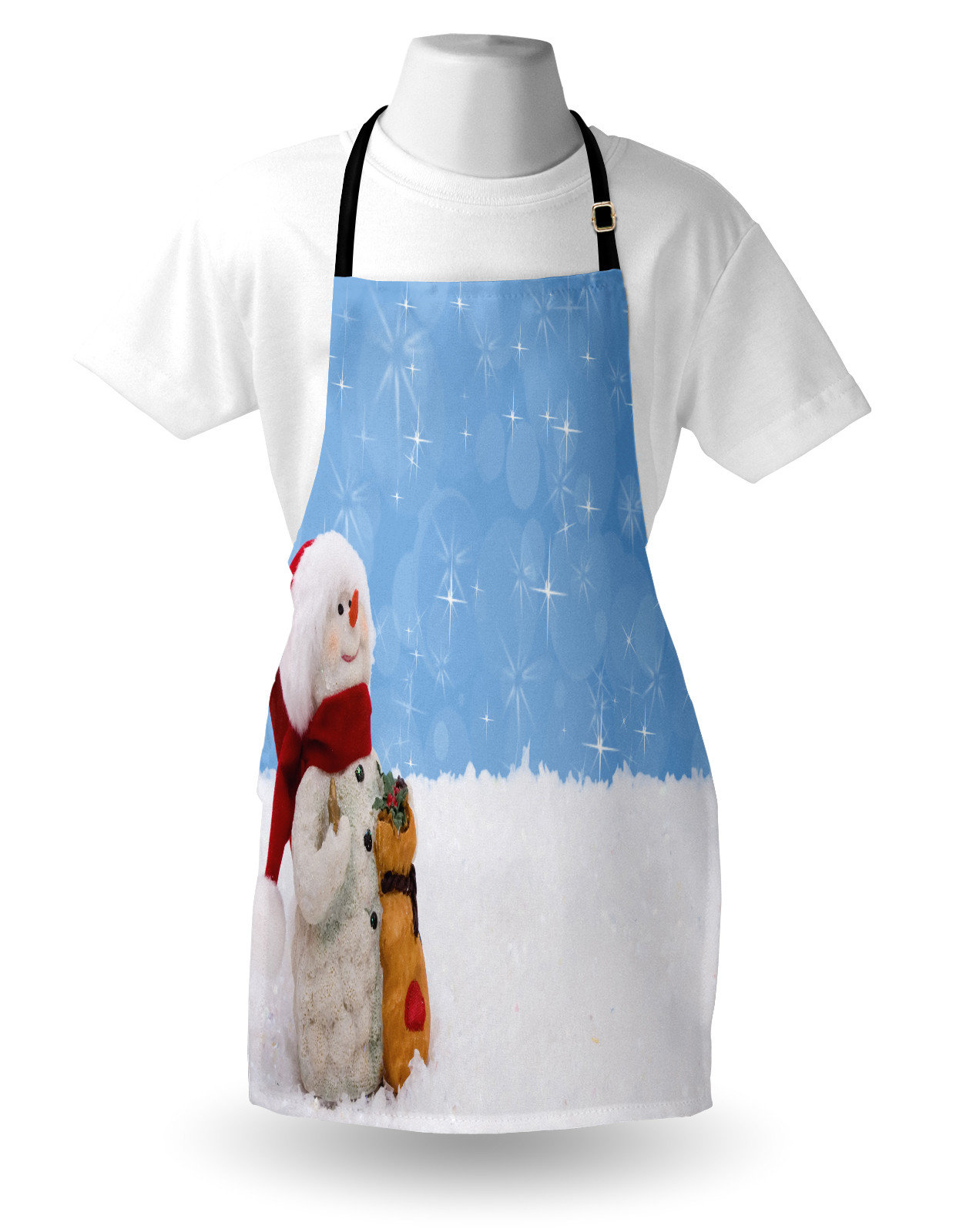 The Holiday Aisle® Snowman Apron Unisex, Winter Christmas Time, Adult ...