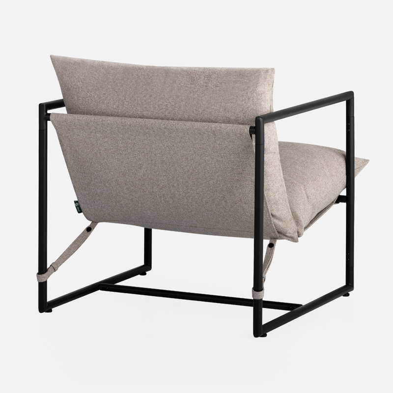 Trent Austin Design® Reagle Modern Metal Framed Sling Accent Chair ...