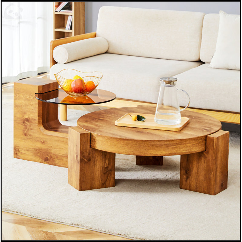 Millwood Pines The Detachable Double-Decker Coffee Table | Wayfair
